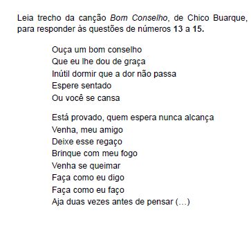 Unesp Leia O Trecho Da Musica Abaixo Lei Partilha