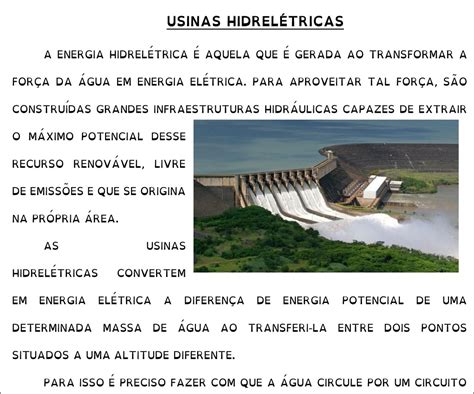 Mapa Mental Energia Hidrel Trica Revoeduca
