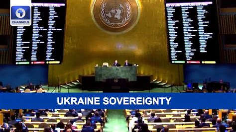 Land Annexation United Nations Condemns Russias Move Russian