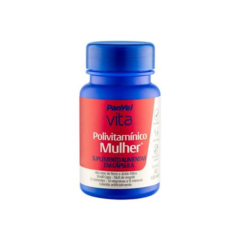 Polivitamínico Mulher Panvel Vita 60 Cápsulas PanVel Farmácias