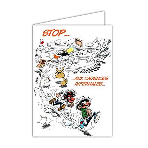 Afie GLMX 2034 MAXI Grande Carte DÉPART RETRAITE GASTON LAGAFFE format