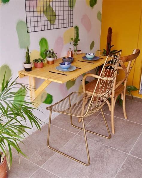 Mesa Dobrável 74 Conjuntos Funcionais para Cozinha e Escritório