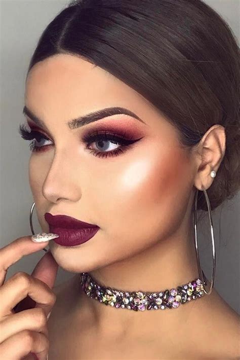 45 Smokey Eye Ideas Looks To Steal From Celebrities Burgundy