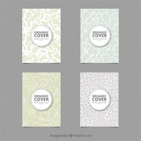 Colección de plantillas de cover moderno Vector Gratis