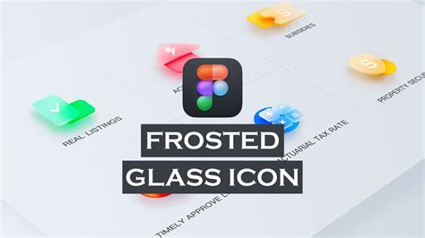 Create Frosted Glass Icons In Figma Ui Design Tutorial Figma