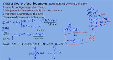 Diagrama De Lewis Ejercicios Resueltos Profesor Demates