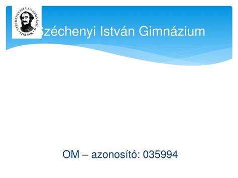 PPT Széchenyi István Gimnázium PowerPoint Presentation free download
