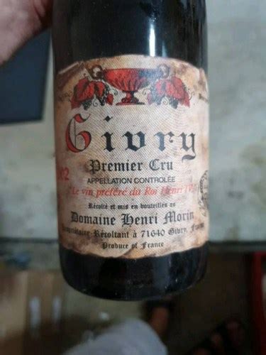 Henri Morin Givry Premier Cru Vivino US