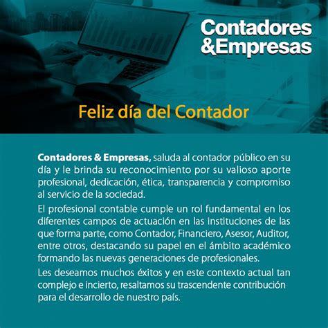 Feliz D A Del Contador Contadores Y Empresas