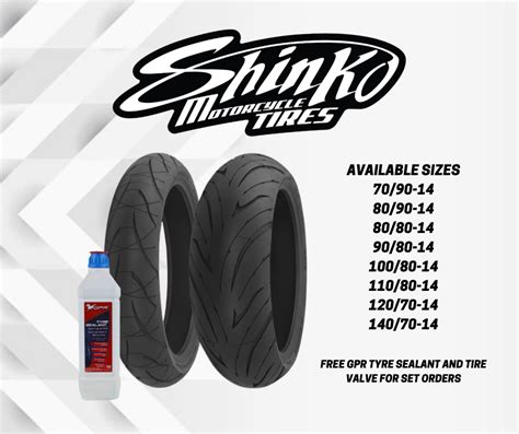 Shinko Tires Verge 016 Sizes 14 For Mio Aerox Click 125 Click 150