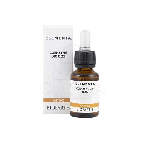 BIOEARTH Elementa Coenzyme Q10 0 2 Antiox Serum 15ml