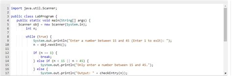 solved import java util scanner public class labprogram {