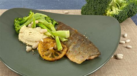 P Ree Von Wei En Bohnen Mit Gebratenem Saibling Rezepte Ard Buffet Tv