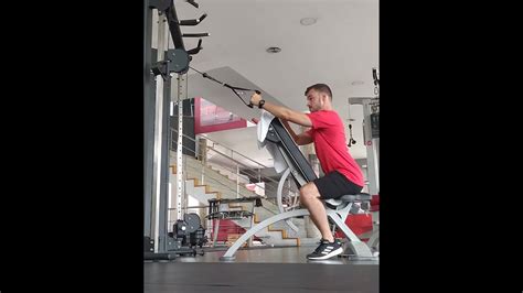 Seated Unilateral Medium Row Remada Média Unilateral na Polia YouTube