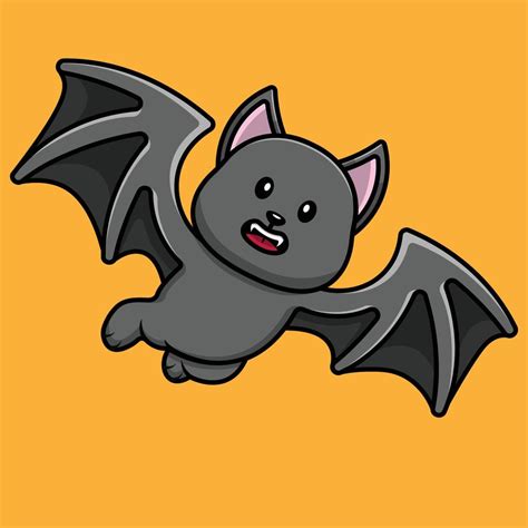 Ilustraci N De Icono De Vector De Dibujos Animados Lindo Murci Lago