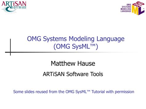 systems modeling language sysml