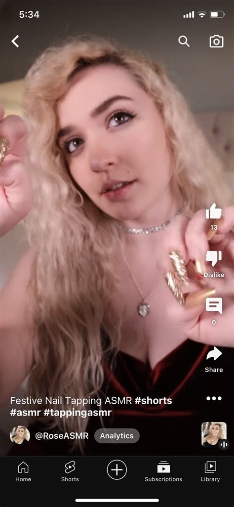 TW Pornstars 2 Pic RoseASMR Twitter New ASMR Shorts Festive