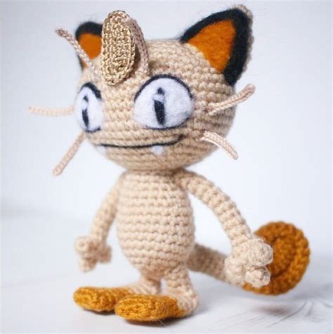 54 Pokemon Miau Crochet Pokemon Pokemon Crochet Pattern Amigurumi