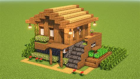 How To Build A STARTER HOUSE In Minecraft YouTube