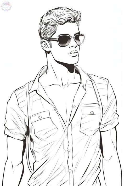 Dibujos De Hombres Para Colorear