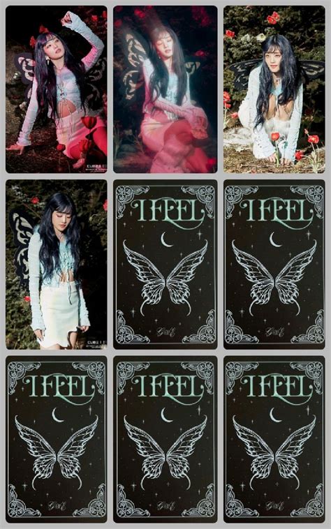G I Dle I FEEL MINNIE Photocards Butterfly Ver Printable