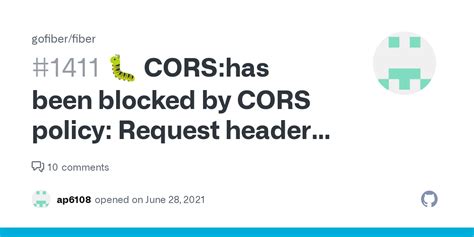 Cors Has Been Blocked By Cors Policy Request Header Field Token Is