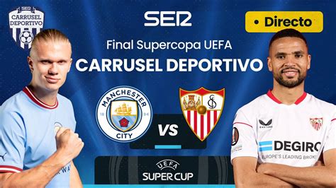 MAN CITY Vs SEVILLA FC Supercopa De Europa EN DIRECTO YouTube