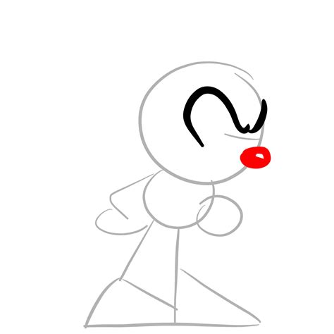 How To Draw Dorkly Sonic From FNF Sketchok Easy Drawing Guides