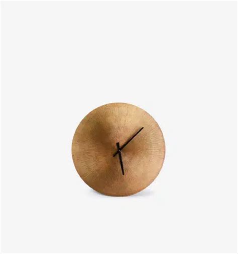 S P Collection Horloge Murale 58cm Cuivre Zone