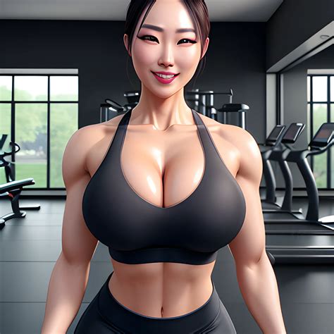 RAW Photo Photo Of A Korean Beauty Girl With Big Breasts And Ha