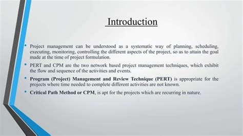 36 Difference Between CPM And PERT Pptx