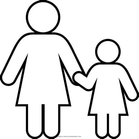 Dibujo De Madre Hija Para Colorear Ultra Coloring Pages Porn Sex Picture