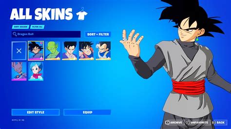 All Fortnite X Dragon Ball Skins 2022 May 2023 Extended YouTube