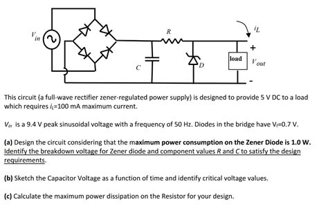 Solved IL Load Vout This Circuit A Full Wave Rectifier Chegg