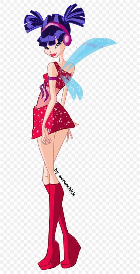 Musa Tecna Aisha Bloom Winx Club Believix In You PNG 581x1600px