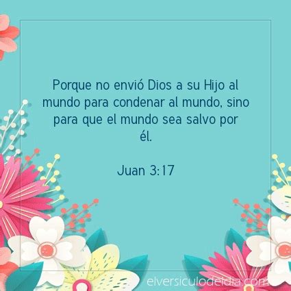 Imagen El Versiculo Del Dia Juan 3 17