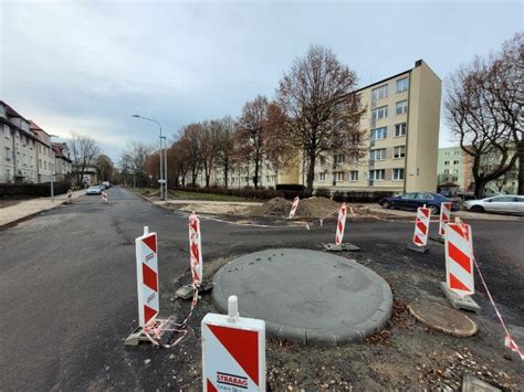 Postępują prace na ulicy Rybackiej w Słupsku W przyszłości połączy się
