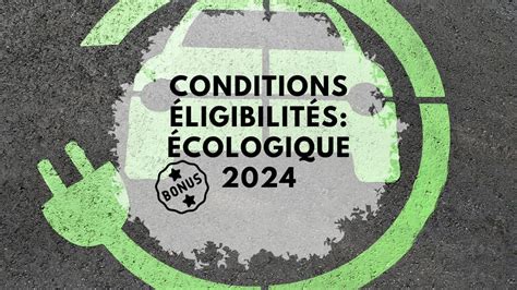 Bonus écologique 2024 les conditions déligibilité dévoilées