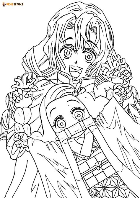 Dibujos De Nezuko Kamado Para Colorear AniYuki