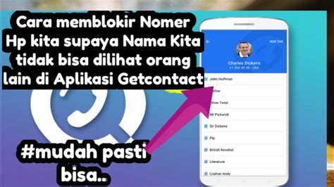 Cara Agar Nomor Hp Kita Tidak Bisa Dicari Di Aplikasi Getcontact Youtube