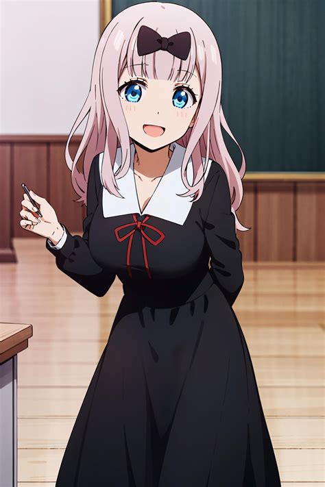 AI Art LoRA Model Fujiwara Chika Kaguya Sama Wa Kokurasetai PixAI