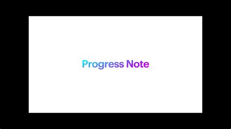 How To Write A Progress Note Youtube