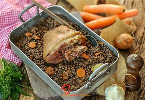 Jarret De Porc Aux Lentilles