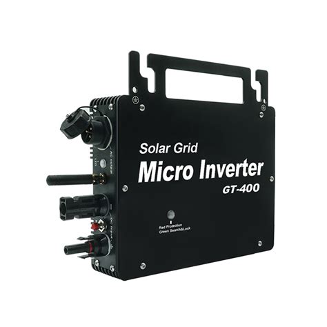 Solar Microinverter 300W 350W 400W Smart MPPT IP65 PV System Grid Tie