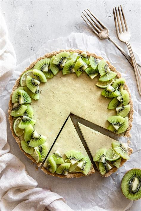 Vegan Matcha Kiwi Cheesecake Tart Edward Sons Recipe Blog Vegan