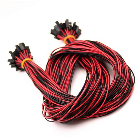 50Pcs 2Pin 26AWG Female To Female 70cm 2 54mm Dupont Jumper Wire Cable