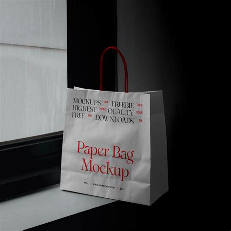 Shopping Paper Bag Free Mockup Free Mockup World