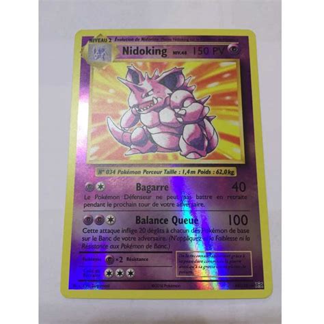 45 108 Carte pokémon Nidoking 45 108 rare reverse XY XY12 evolutions