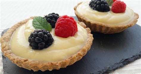Tartaletas Con Crema Pastelera Y Frutos Del Bosque Cocina