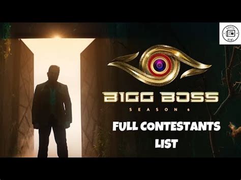 BIGG BOSS TAMIL CONTESTANTS LIST Karthi News YouTube